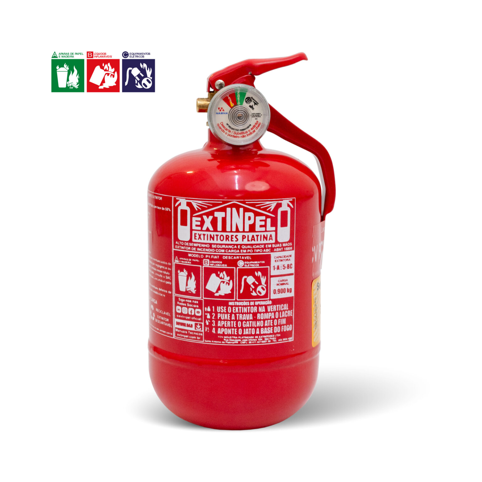 Extintores Linha ABC - Completa Proteção Contra Incêndios - Extinpel ...