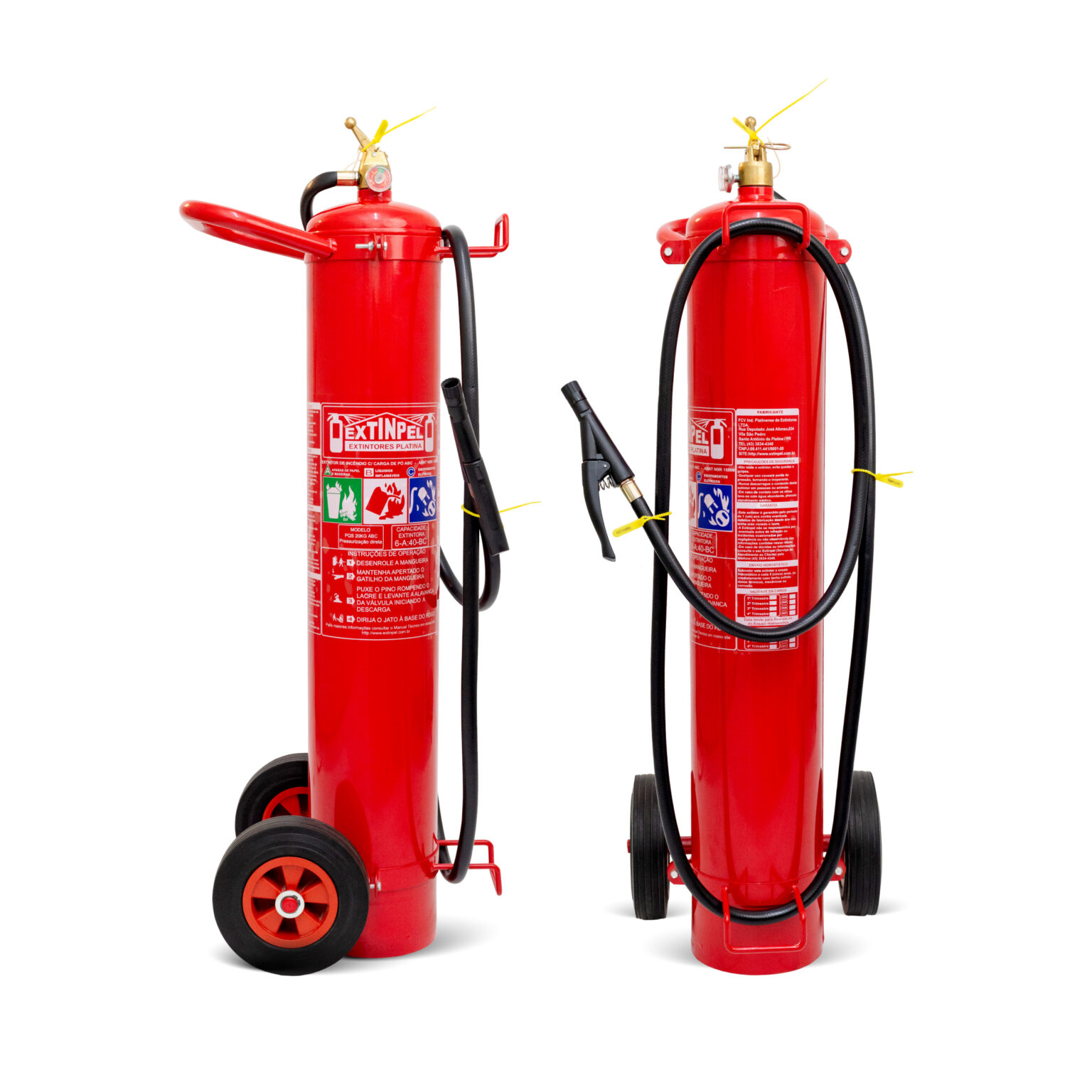 Extintor de CO2 - BC - 6 kg - Garantia de 1 ano - Extinpel Indústria de ...