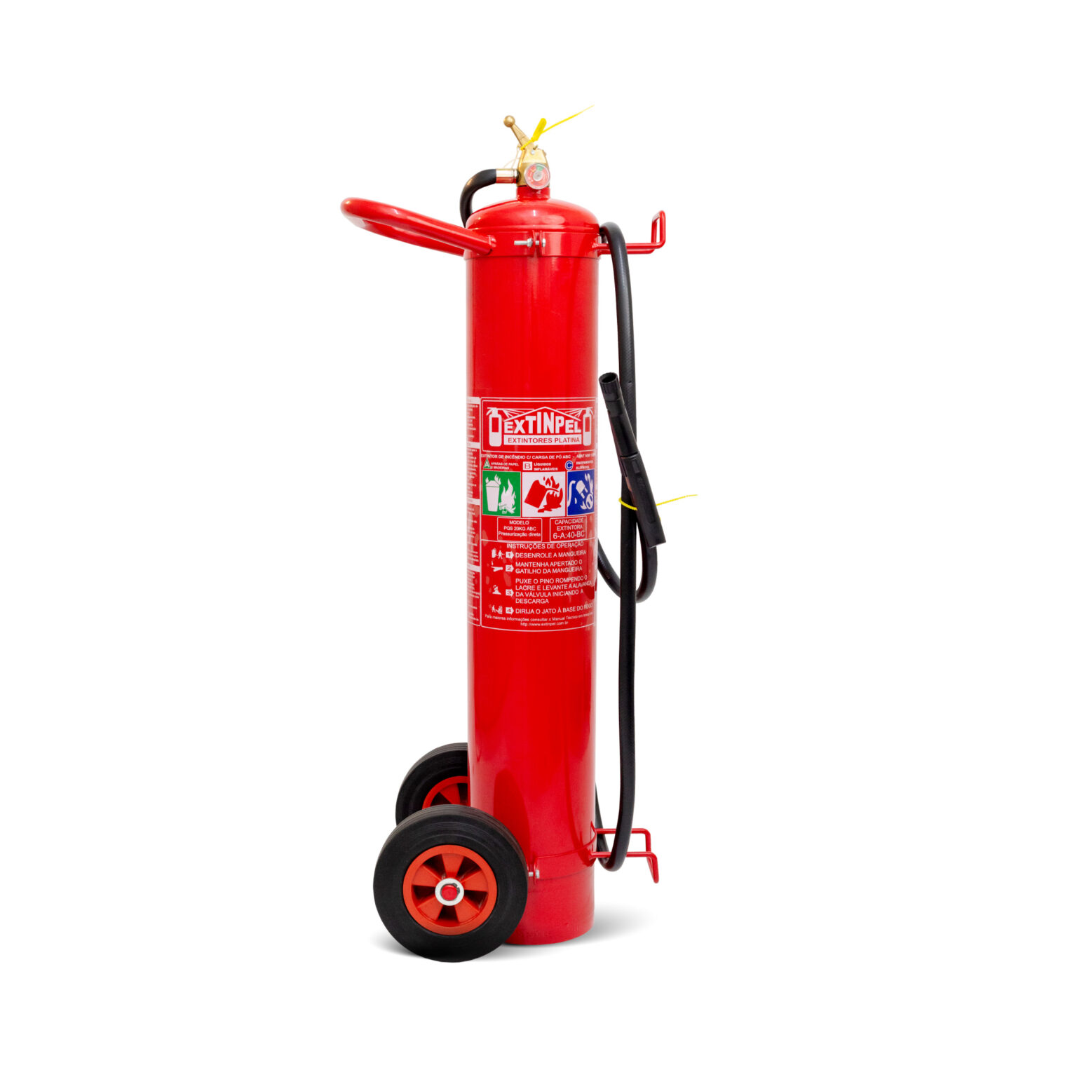 Extintor de CO2 - BC - 6 kg - Garantia de 1 ano - Extinpel Indústria de ...